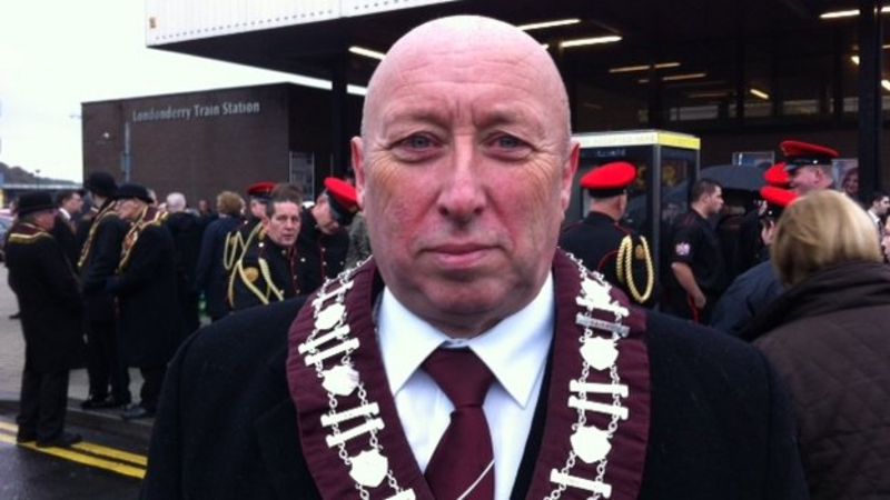 Apprentice Boys of Derry stage Lundy's Day parade - BBC News
