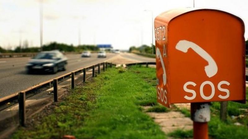 Motorway SOS phones out of action - BBC News
