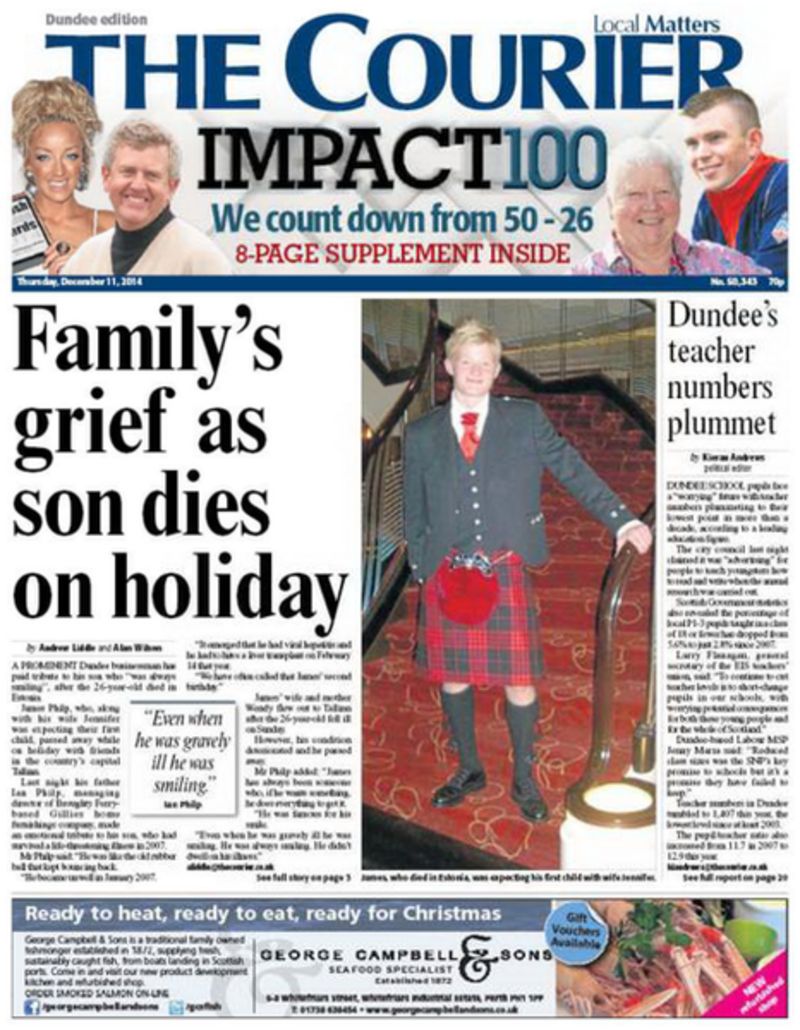 What the Scottish papers say - BBC News