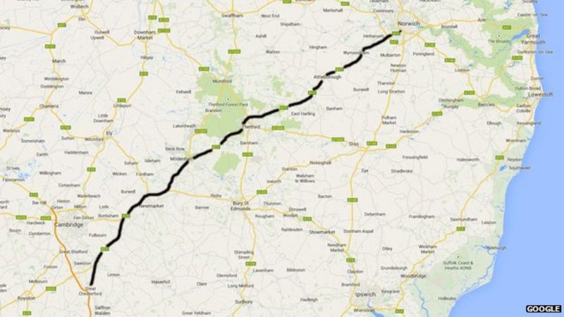 A11 roadworks complete after 40-year wait - BBC News