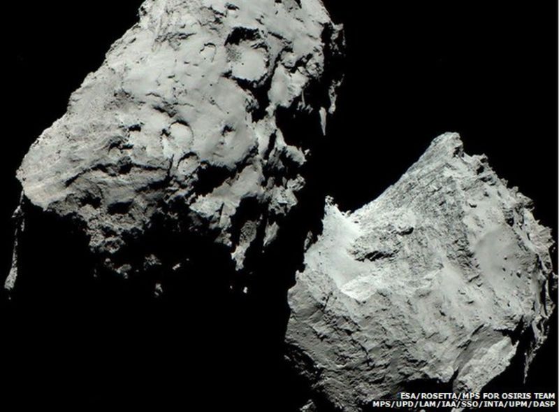 Even in colour, Comet 67P is grey - BBC News