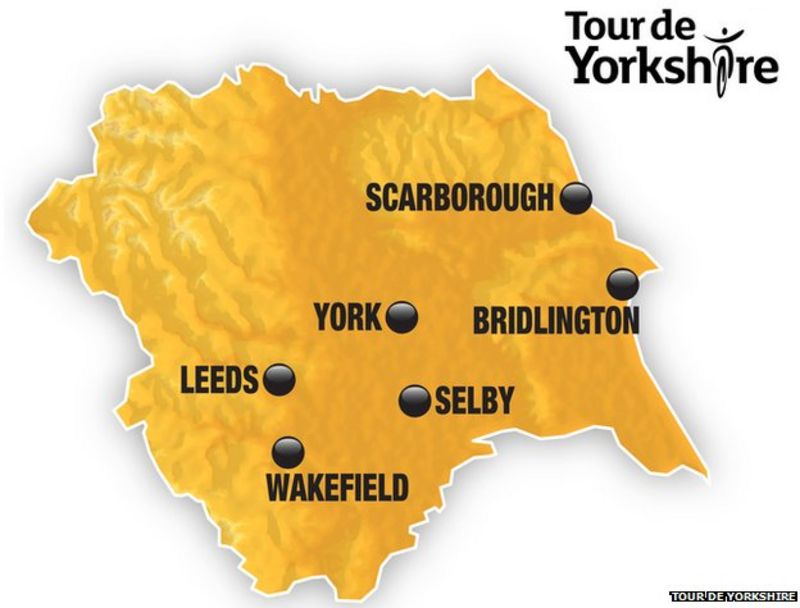 Tour de Yorkshire bosses reveal start and finish locations - BBC News