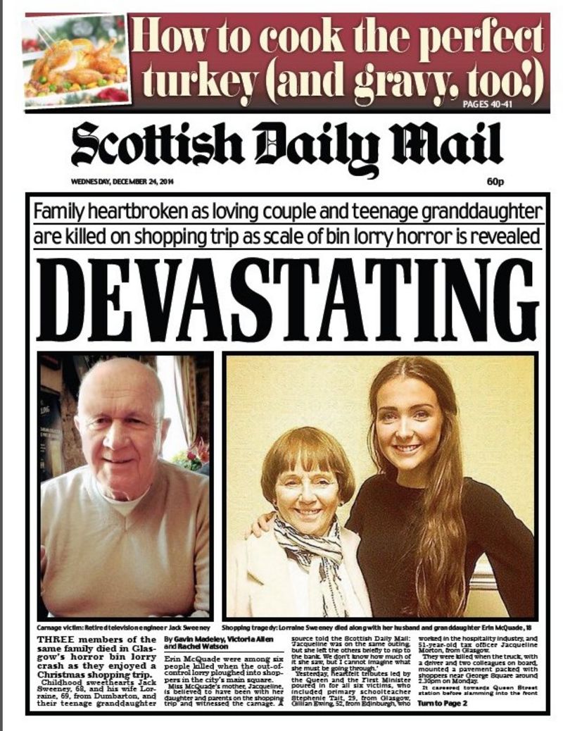 What the Scottish papers say - BBC News