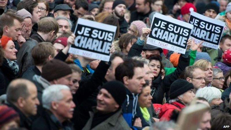 German leaders attend Muslim community rally - BBC News