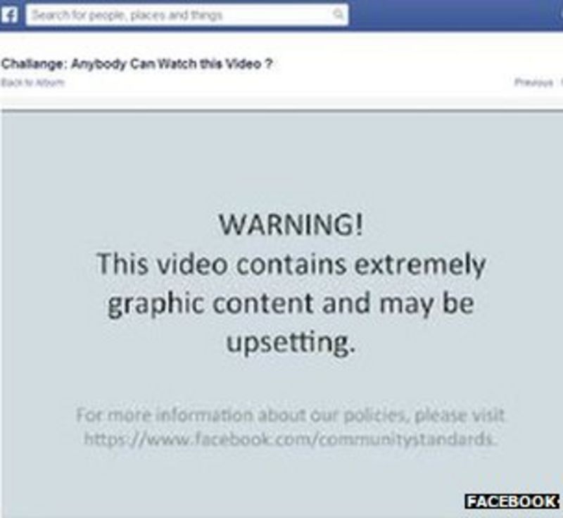 Facebook restricts violent video clips and photos - BBC News