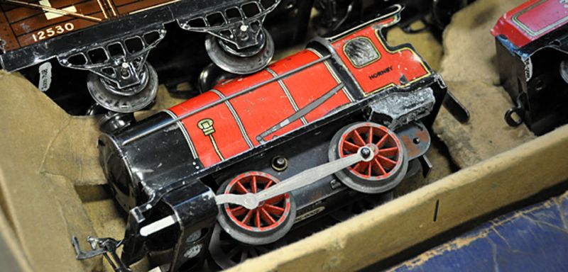 Toy trains from the past 200 years - BBC News