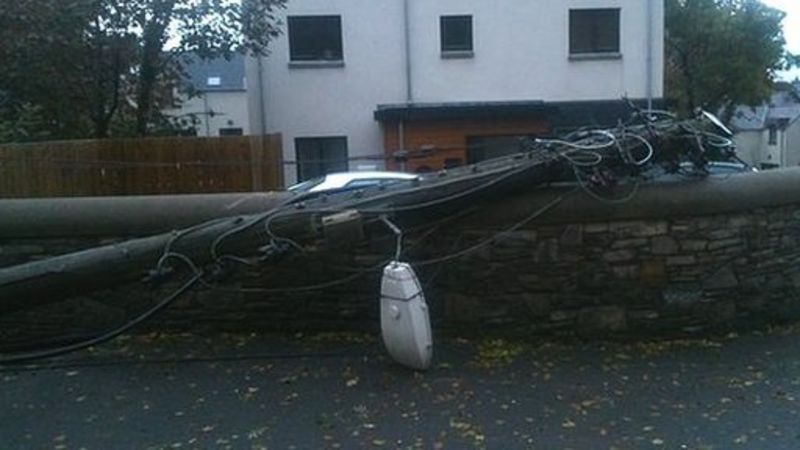 Northern Ireland Electricity in warning over stormy weather - BBC News