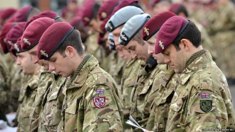 Colchester-based 16 Air Assault brigade honours fallen soldiers - BBC News