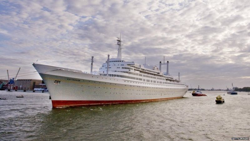 What do you do with an old ocean liner? - BBC News