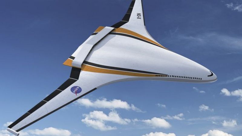 Nasa unveils shape-changing bird-like plane wing - BBC News