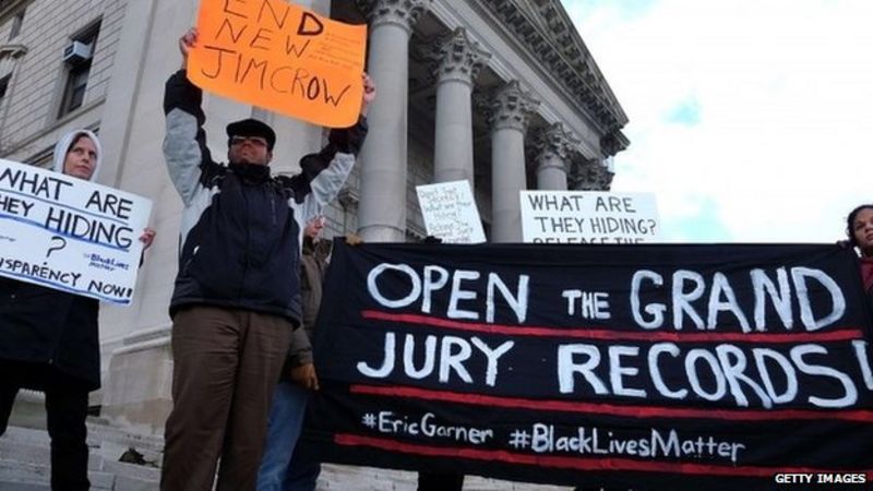 Eric Garner death: Grand jury records sought - BBC News