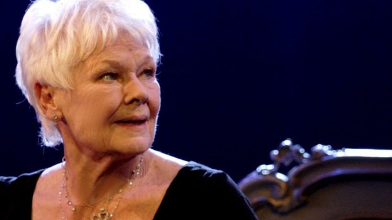 Judi Dench gets first tattoo for her 81st birthday - BBC News