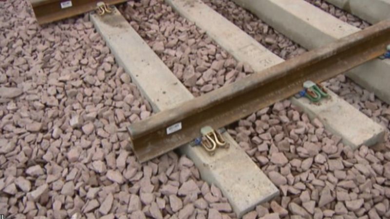 Borders Railway track laying complete - BBC News