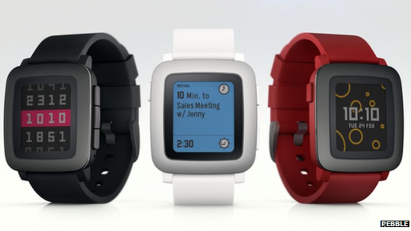 Pebble crowdfunds new smart watch - BBC News