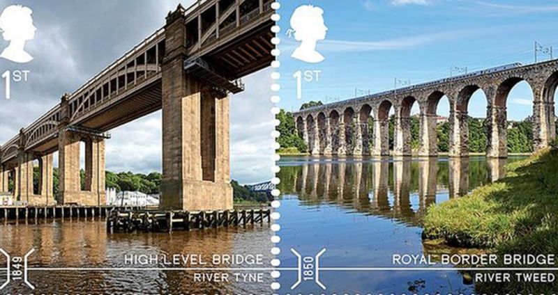 Royal Mail stamps celebrate landmark bridges - BBC News