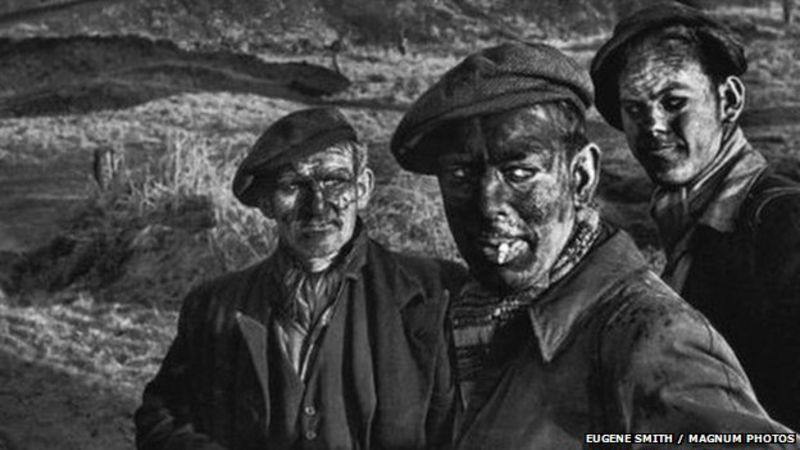 Iconic miners photo to be auctioned at Sotheby's - BBC News