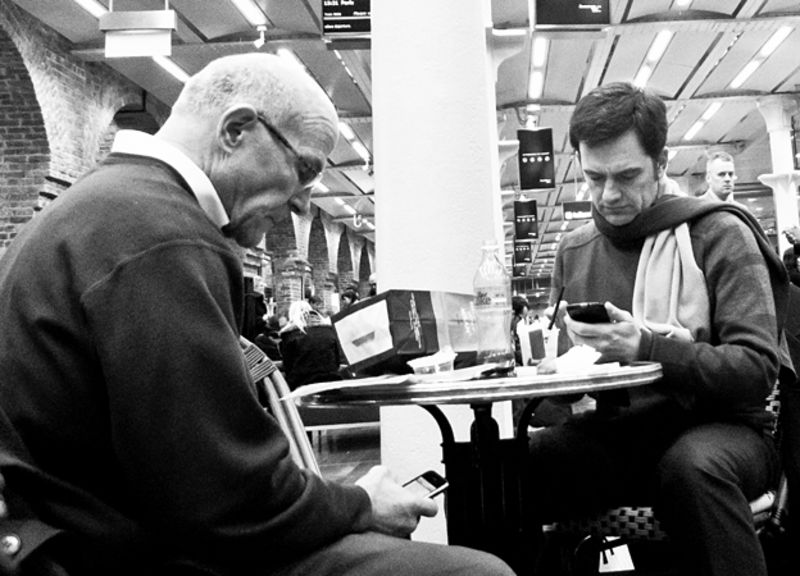 People not talking to each other - BBC News