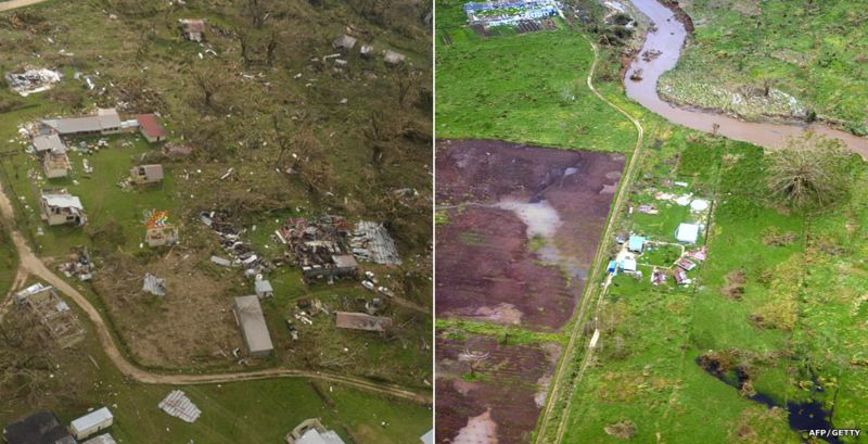 Vanuatu cyclone: Devastation mapped - BBC News