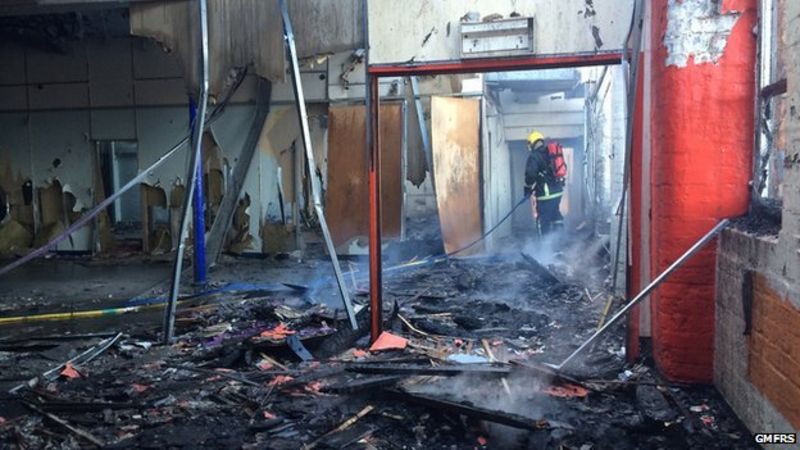 Fire crews tackle Wigan and Leigh College building blaze - BBC News