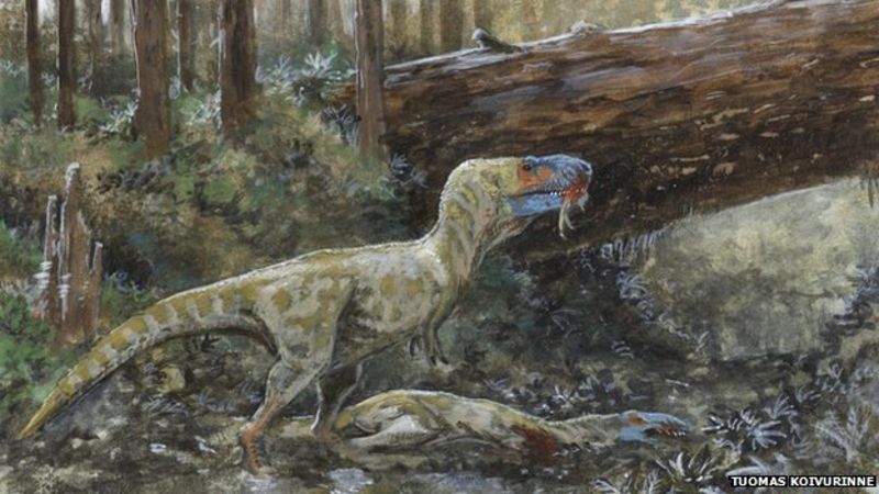 T. rex cousin has battle scars and signs of cannibalism - BBC News