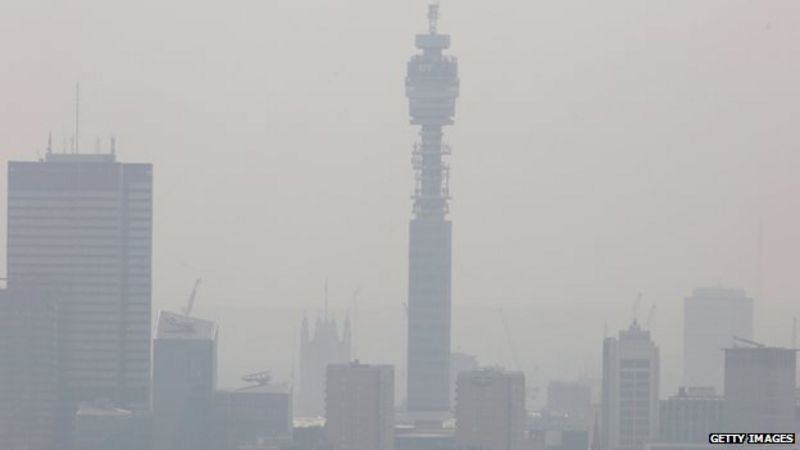 High pollution hits southern England - BBC News