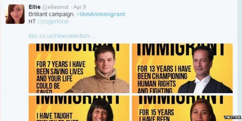 Pro-immigration poster campaign launches across the UK - BBC News