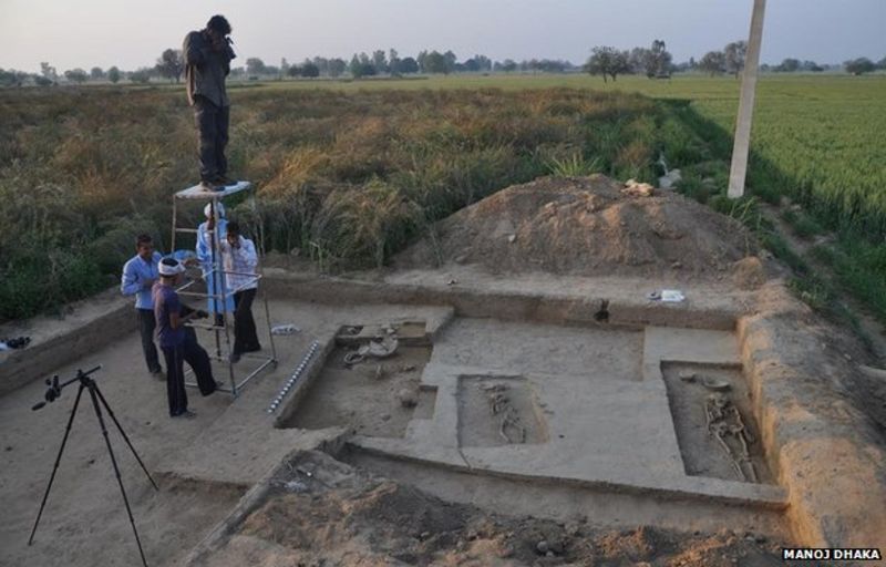 Ancient skeletons found in India - BBC News