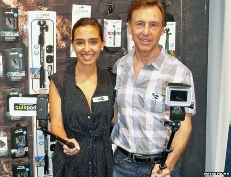 How the selfie stick was invented twice - BBC News