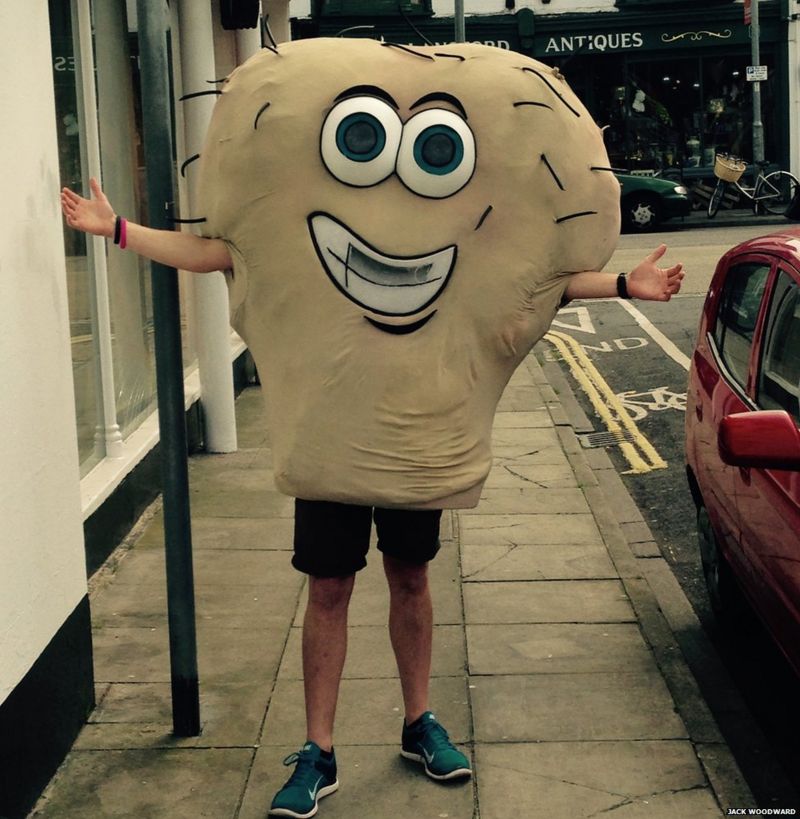 London Marathon: Meet the man running 26 miles in a giant testicle ...