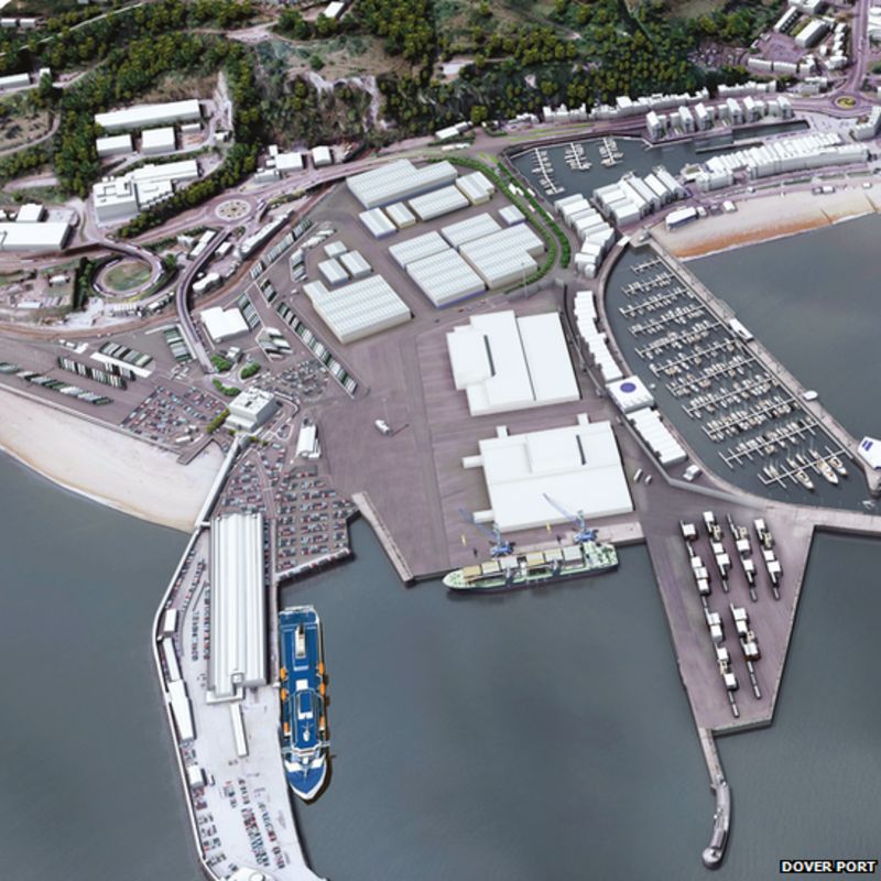 Dover port to work with Bride Hall on waterfront plans - BBC News