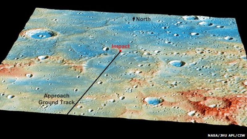 Messenger's Mercury trip ends with a bang, and silence - BBC News