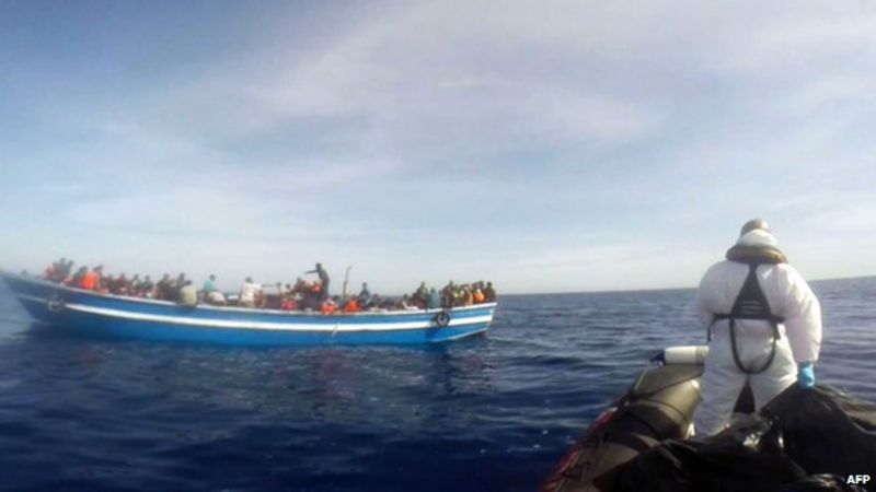 Mediterranean migrant crisis: Thousands of migrants rescued at sea ...
