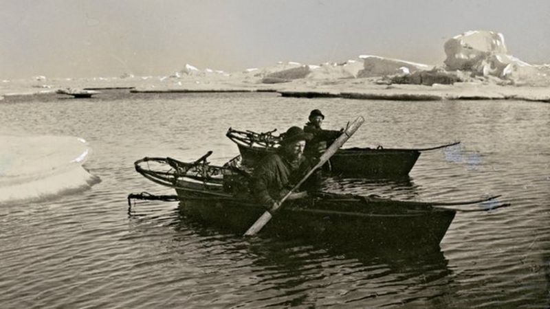 Voyage to the north through ramparts of ice - BBC News