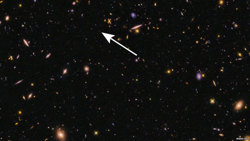 Oldest known galaxy captured on camera - BBC Newsround