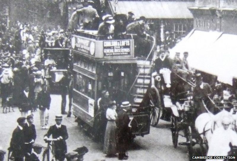 Cambridge's 'last' horse-drawn tram restored - BBC News