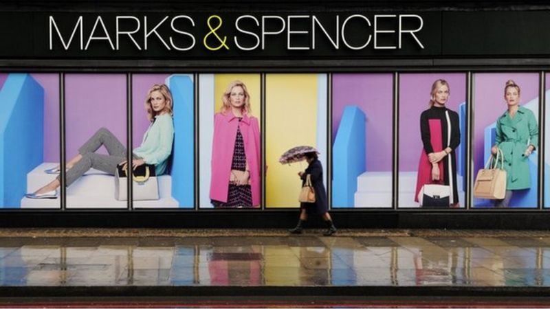 Marks and Spencer sees first profit rise for four years - BBC News