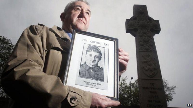 Quintinshill rail disaster remembered 100 years on - BBC News