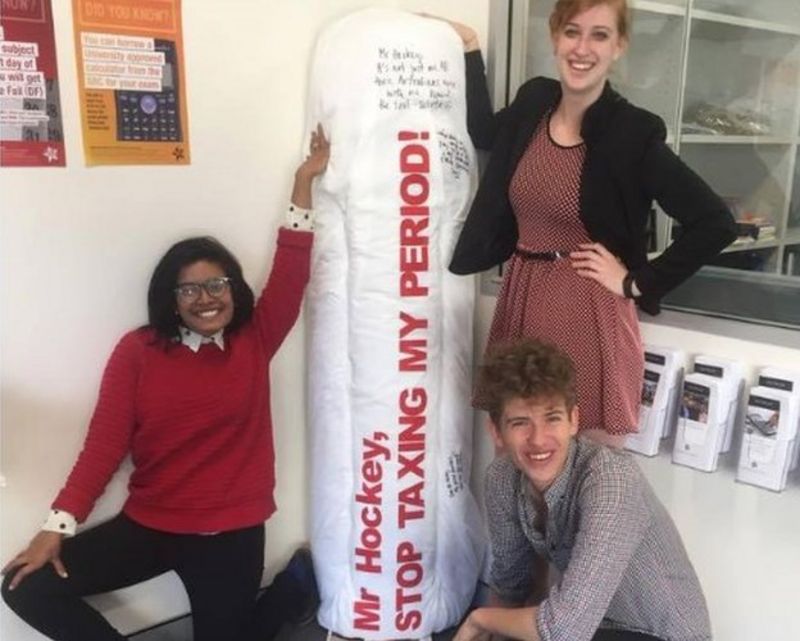 Why I started Australia's 'tampon tax' campaign - BBC News