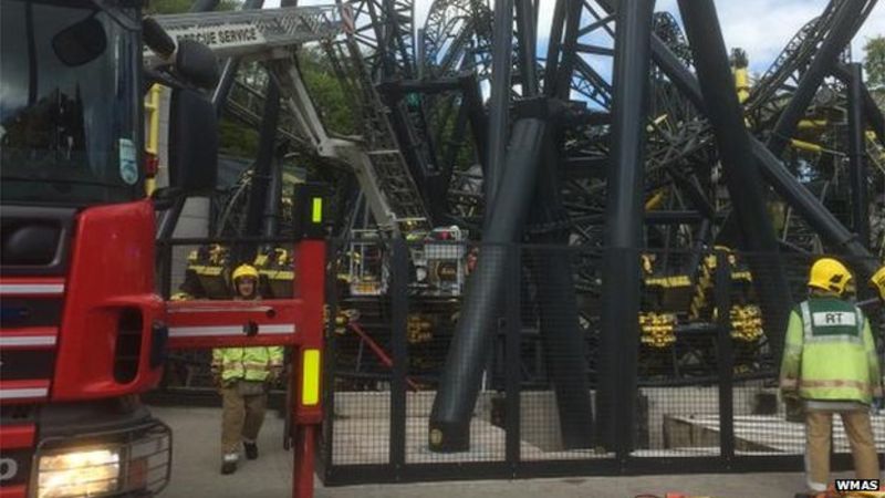 Alton Towers Smiler crash: Four seriously hurt - BBC News