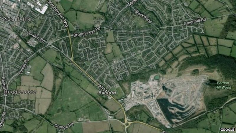 Bardon Quarry expansion work begins - BBC News