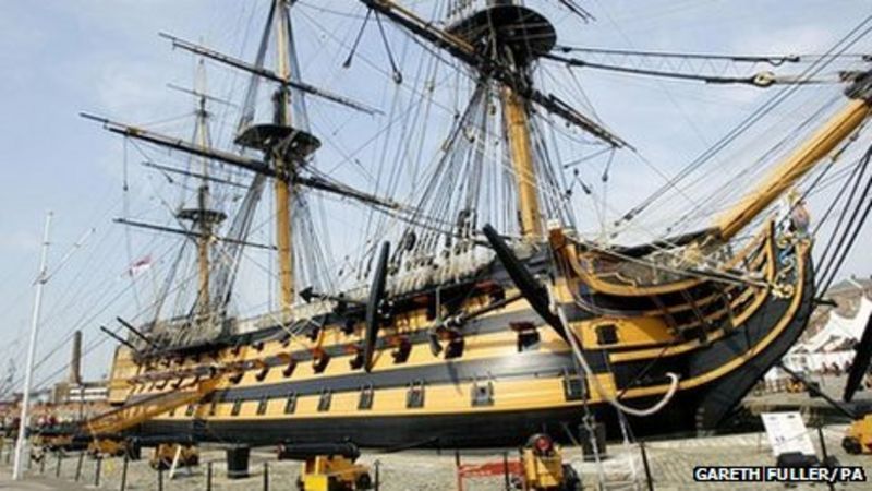 HMS Victory gets 100th commander - BBC News