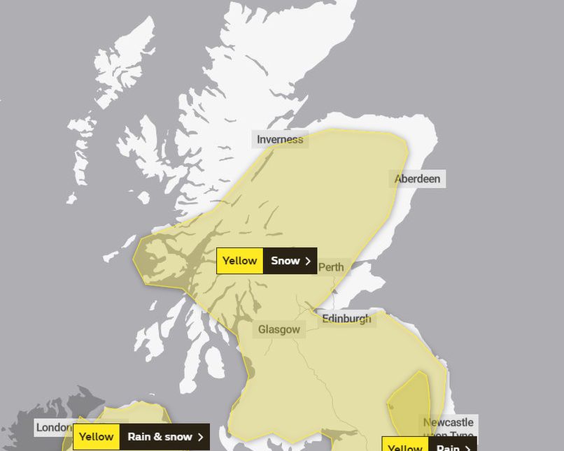 Snow returns to most of Scotland - BBC News