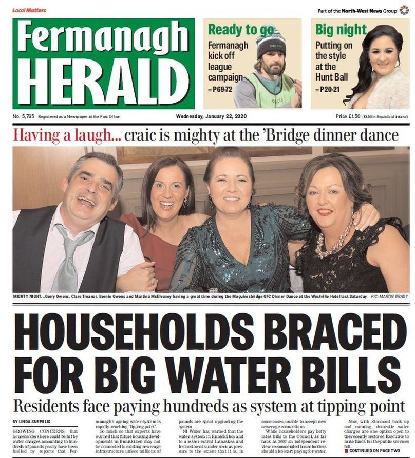 NI weekly papers: 'A gift of life' and town hall wedding plans - BBC News