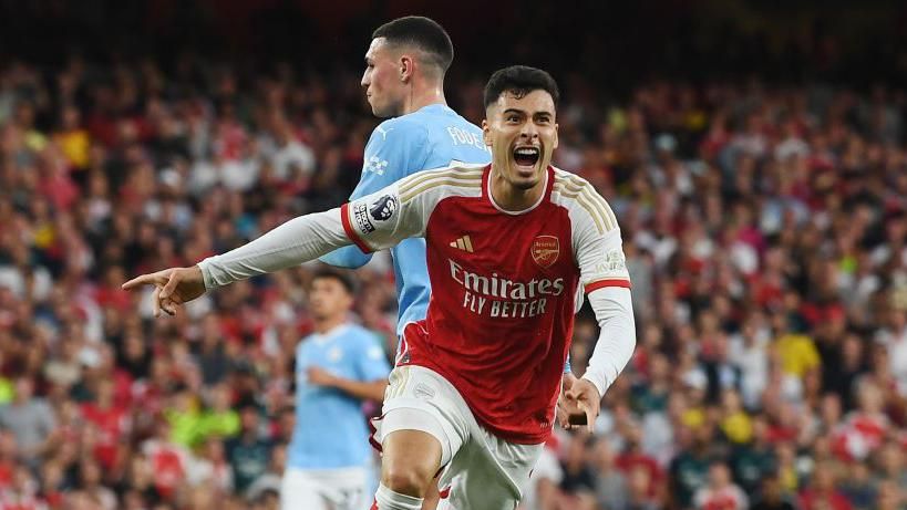 Arsenal: Martinelli on Gunners title belief after Man City win - BBC Sport