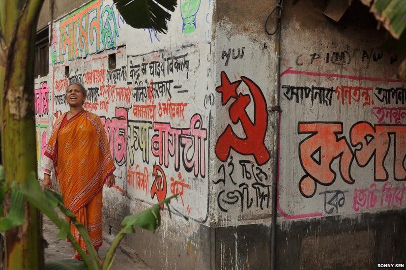In pictures: India election graffiti - BBC News
