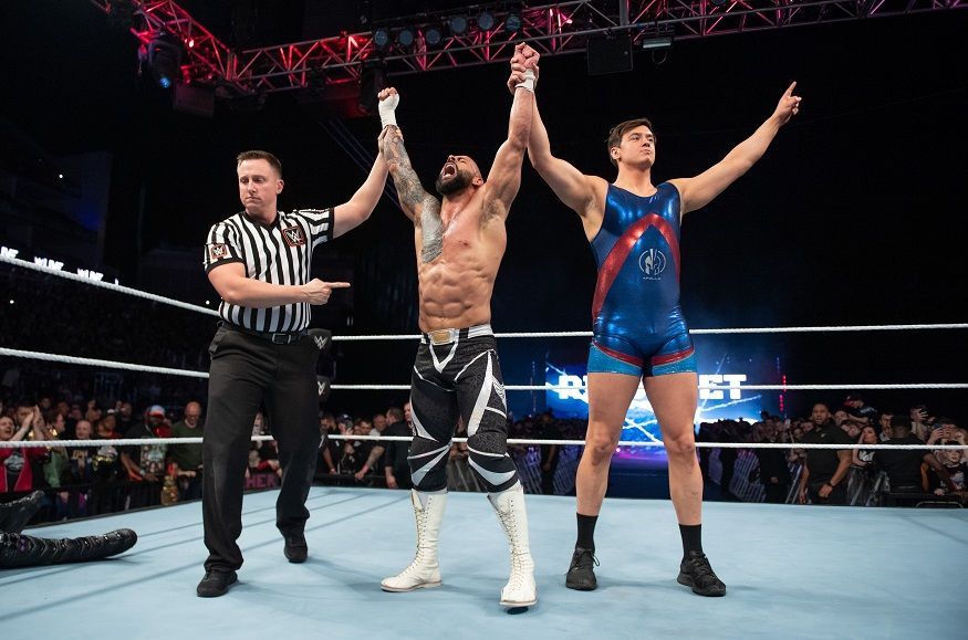 Gladiators and WWE: Apollo was 'guest enforcer' for Ricochet and JD ...