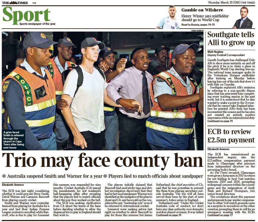 Thursday's back pages - BBC Sport