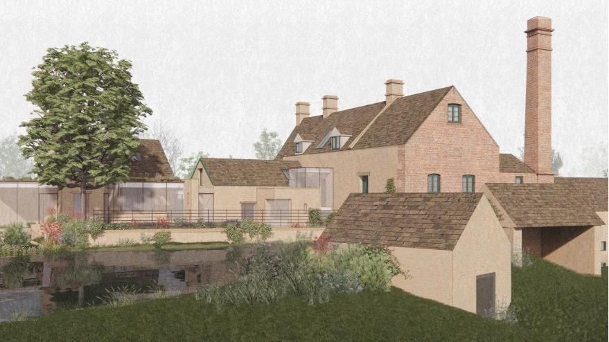 Historic Old Mill in Gloucestershire could become family home - BBC News