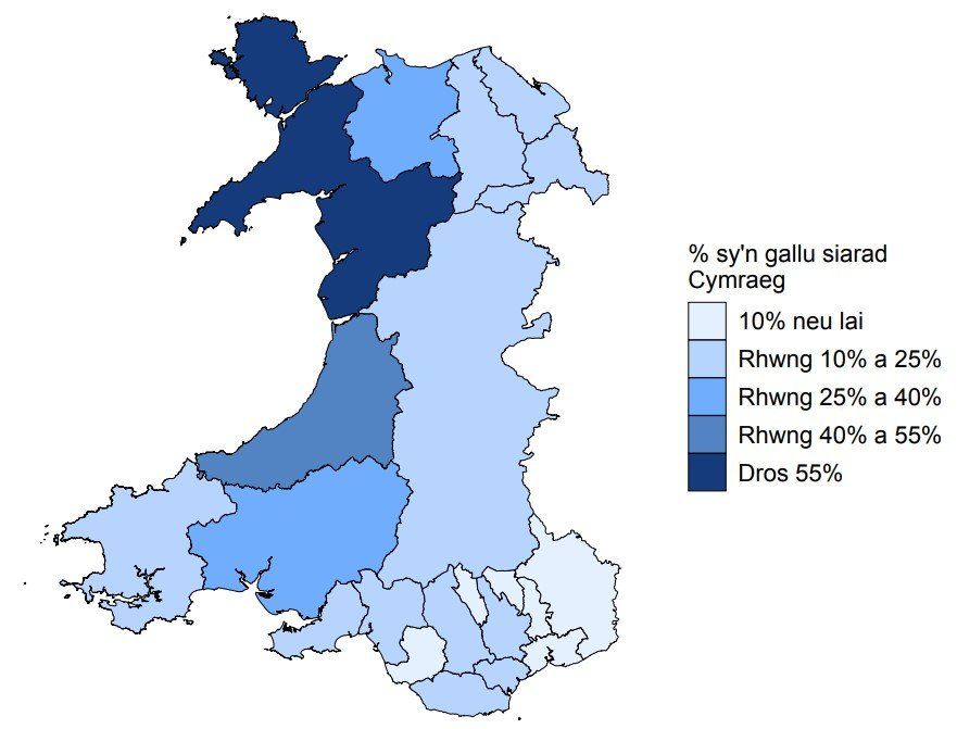 Cyfrifiad: Canran sy'n gallu siarad Cymraeg wedi gostwng i 17.8% - BBC ...