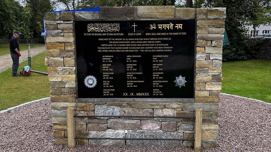 UK's first permanent memorial to WW2's K6 Force - BBC News